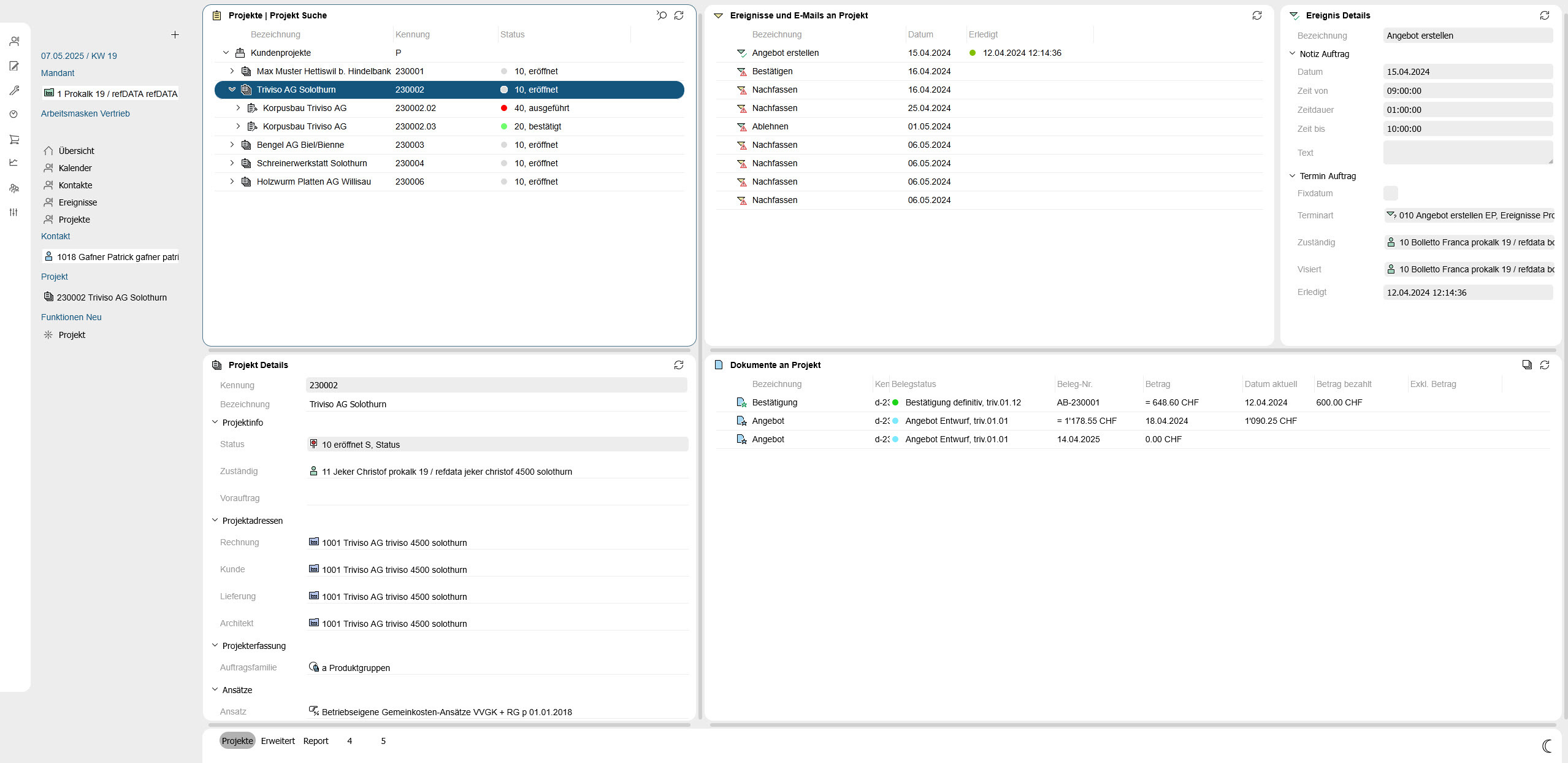Triviso WEB - Triviso ERP - Software für Schreiner, Tischler, Holzbau und Metallbau